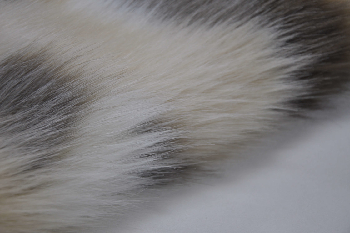 Mixed Jacquard Faux Fox Fur Fabric , 150cm Long Hair Fake Fur，Create ...